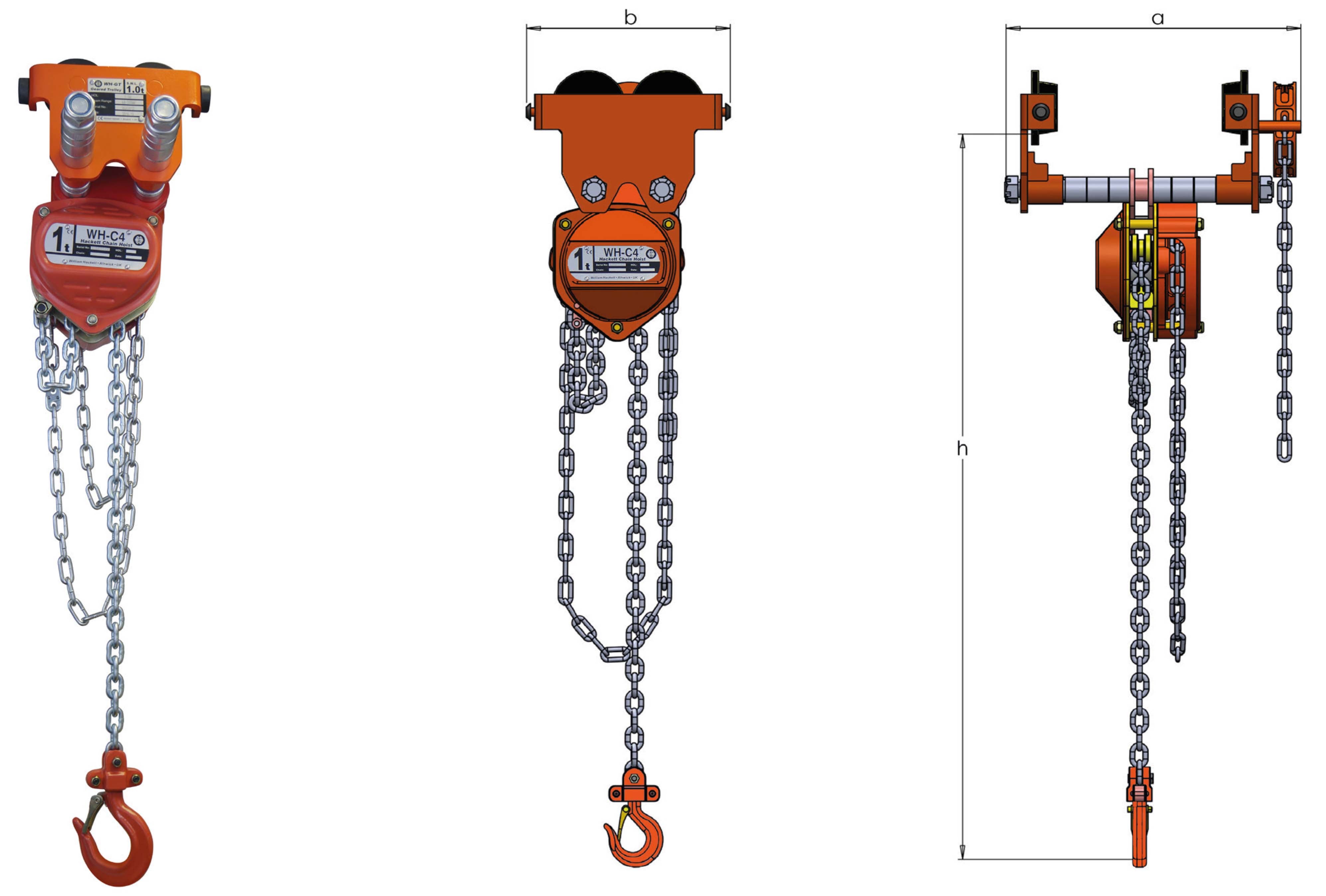 Hackett Combined Chain Block and Trollies - B & W Lifting