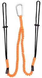 Forked stretch lanyard for connecting tools - B & W Lifting