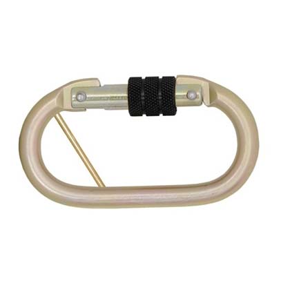 Steel Screw-locking Karabiner with Captive Pin (17mm) - B & W Lifting