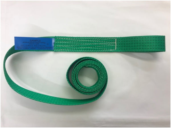 Webbing Long End c/w 6 inch Loop - B & W Lifting